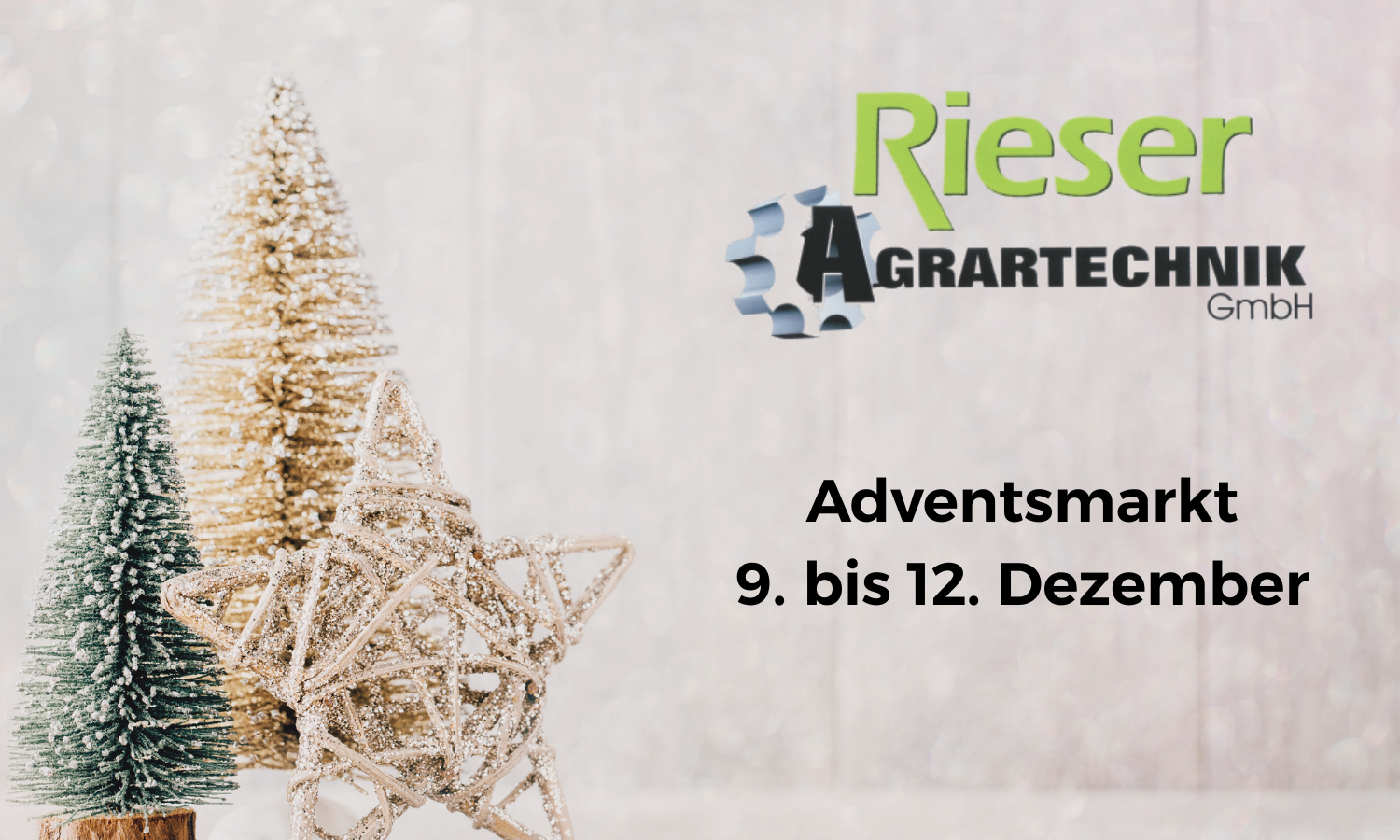 MONA Terra Hoflader auf dem Adventsmarkt bei Rieser Agrartechnik in Ba ...