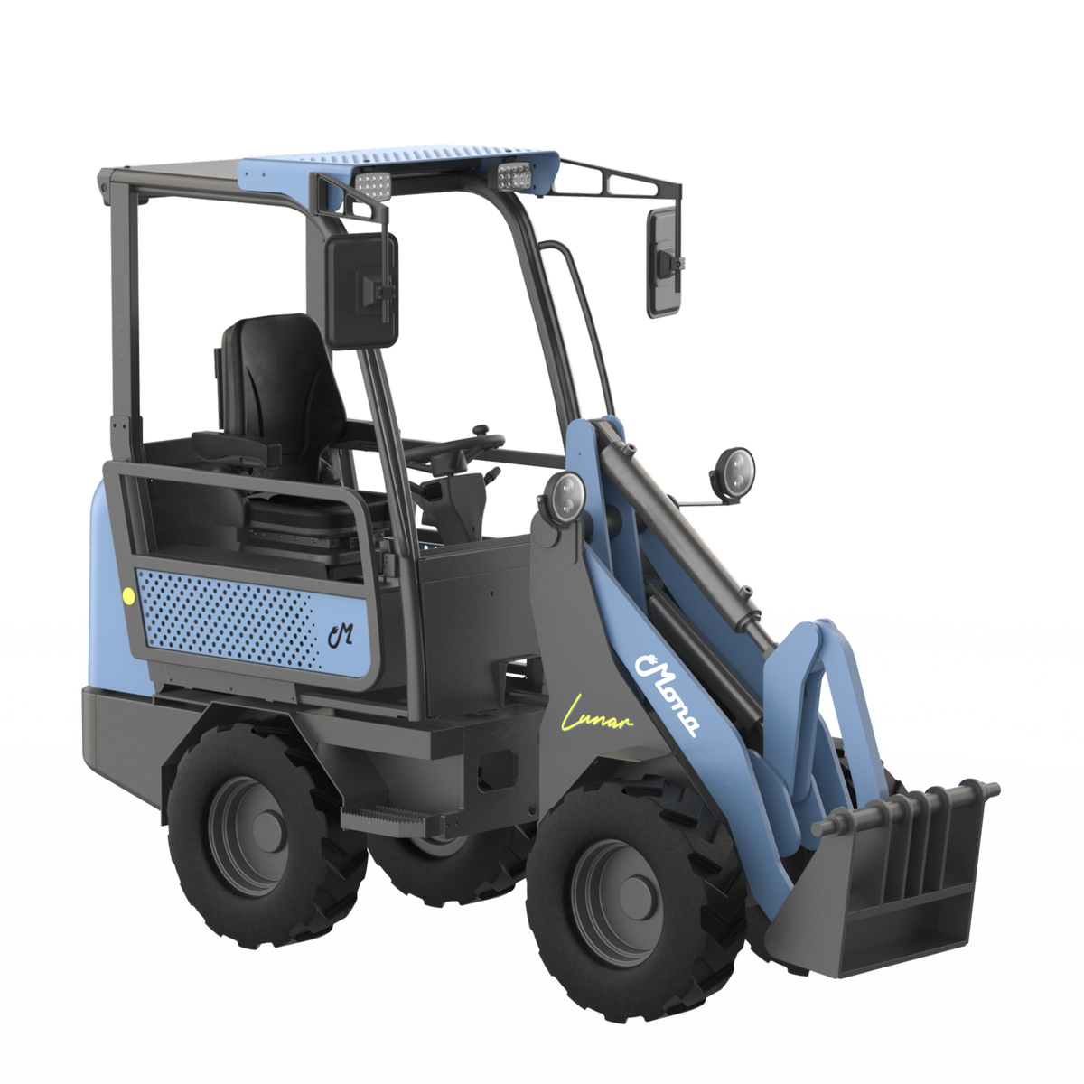 MONA Lunar electric compact loader I 350 Ah LiFePO battery – MONA ...